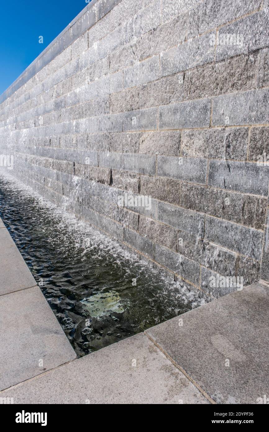 Waterfall On A Feature Wall