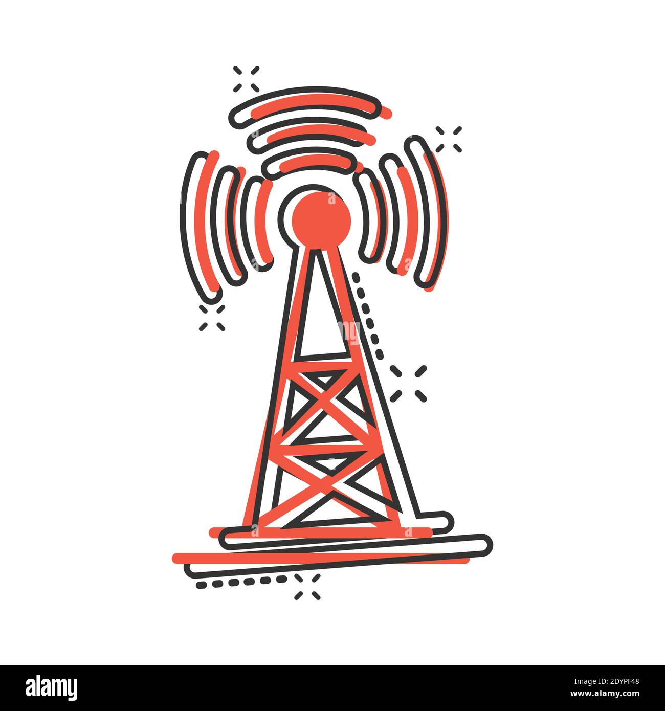 Antenna tower icon hi-res stock photography and images - Alamy