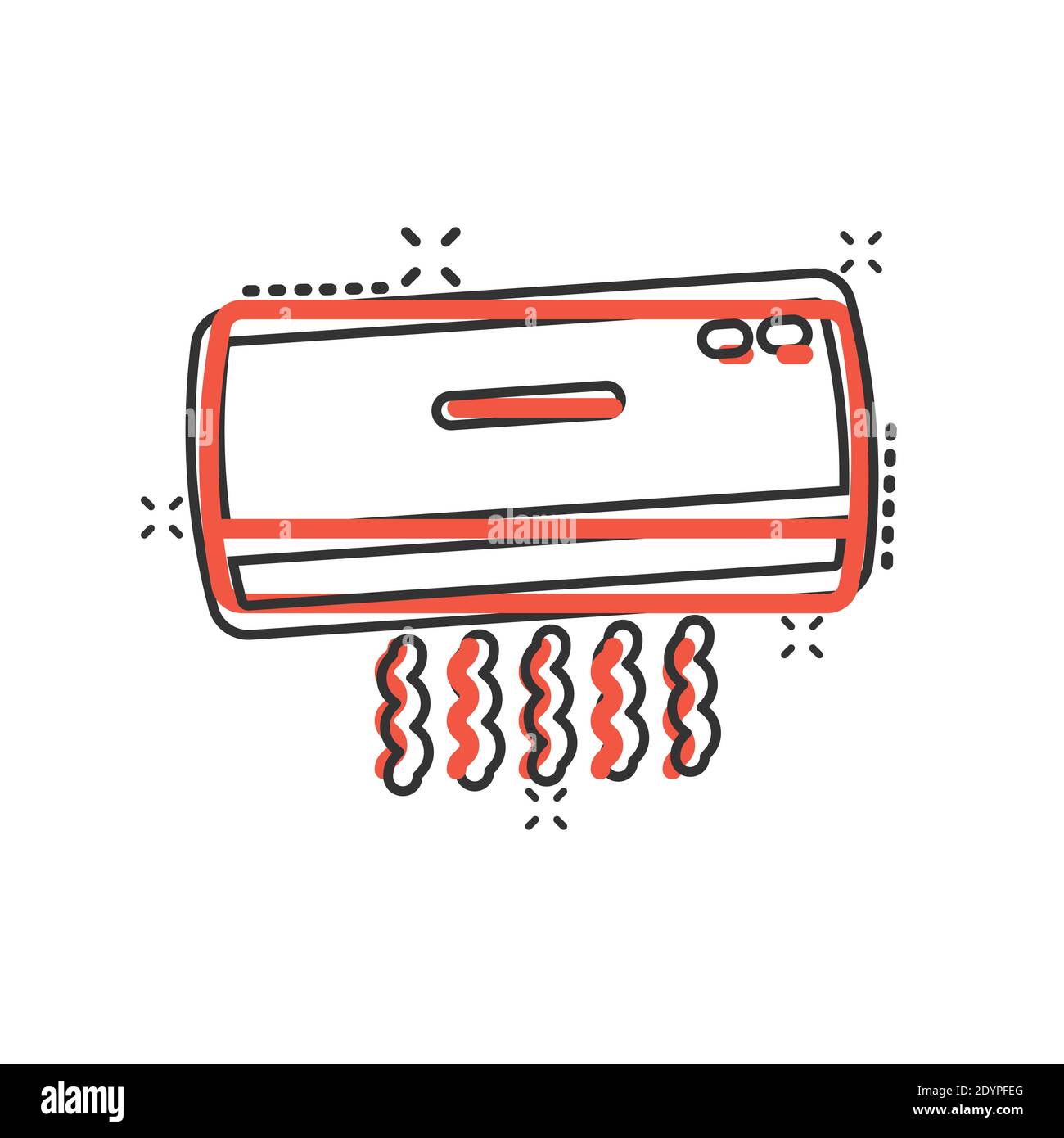 Air conditioner vector vectors Cut Out Stock Images & Pictures - Alamy