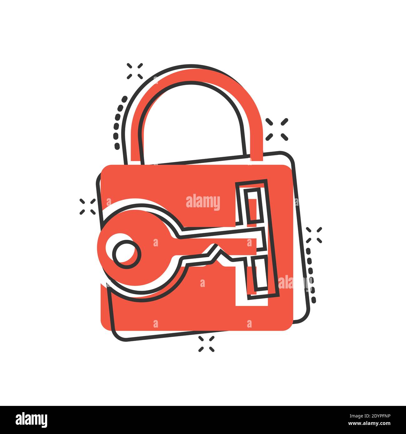 Lock And Key Cartoon