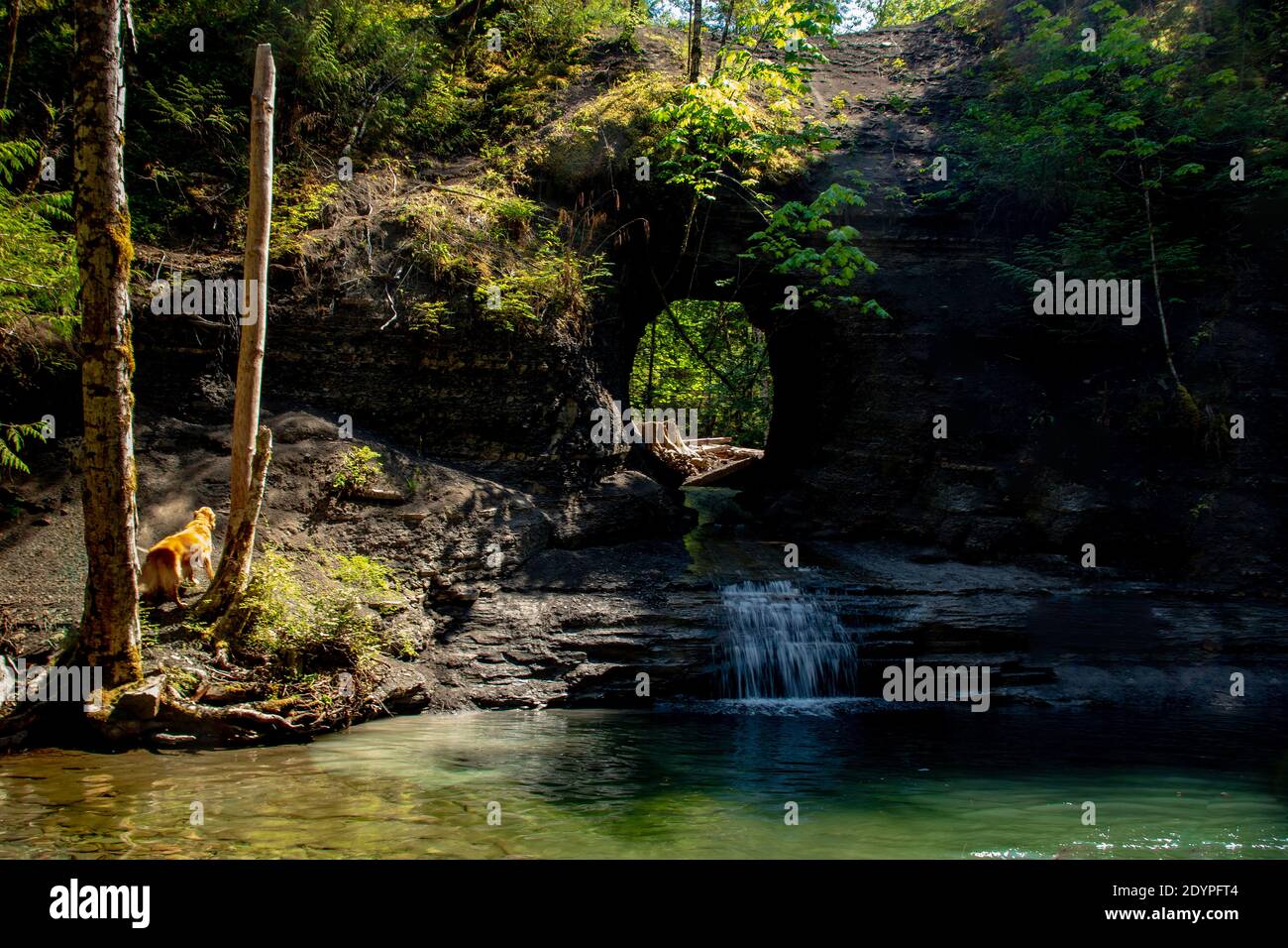 Artificial rock waterfalls hi-res stock photography and images - Alamy