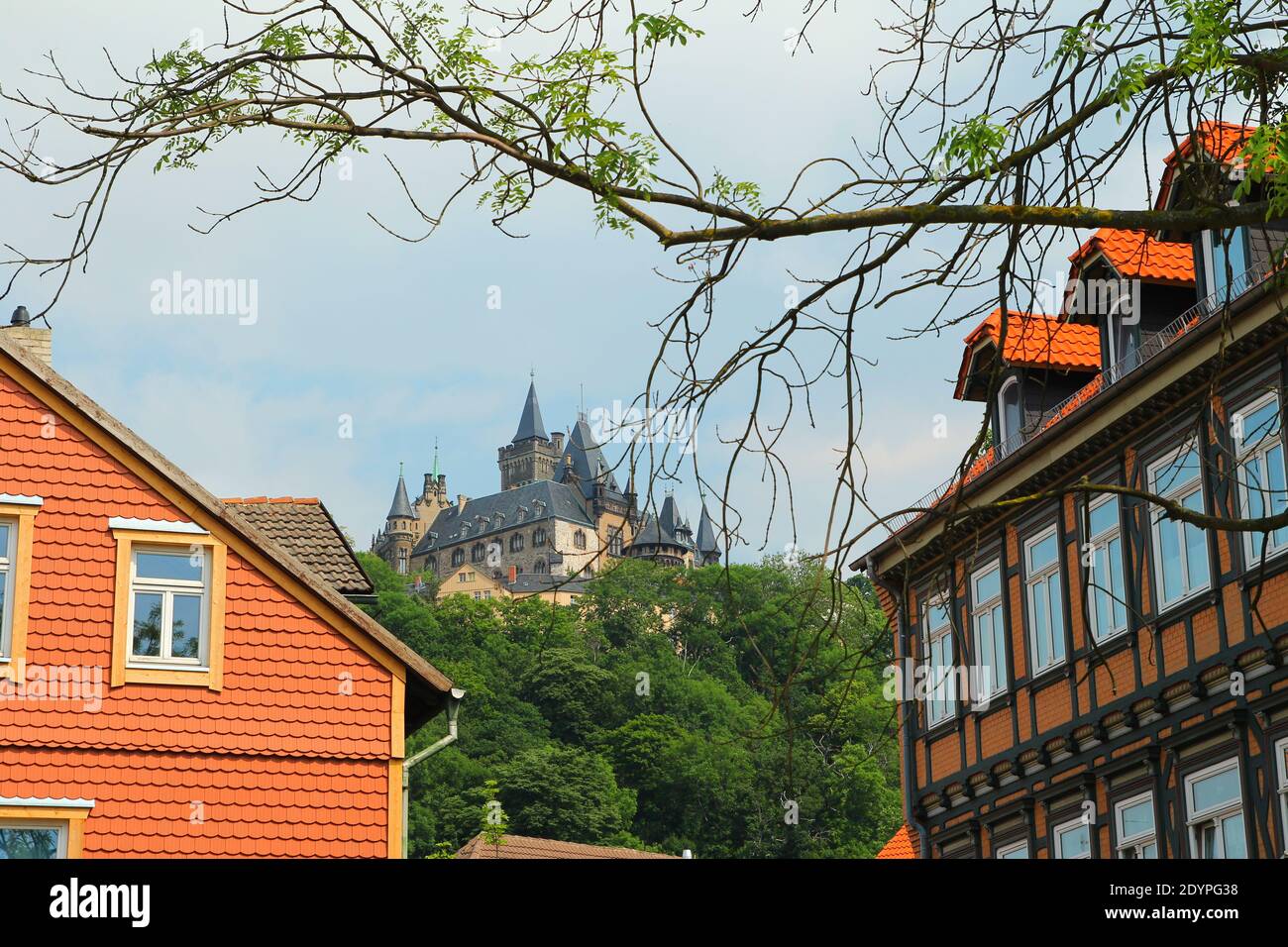 Wernigerode Castle in Saxony-Anhalt, Germany Stock Photo - Alamy