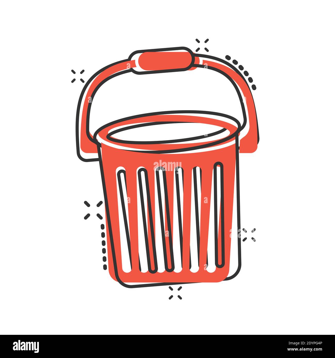 Bucket water splash Stock Vector Images - Alamy