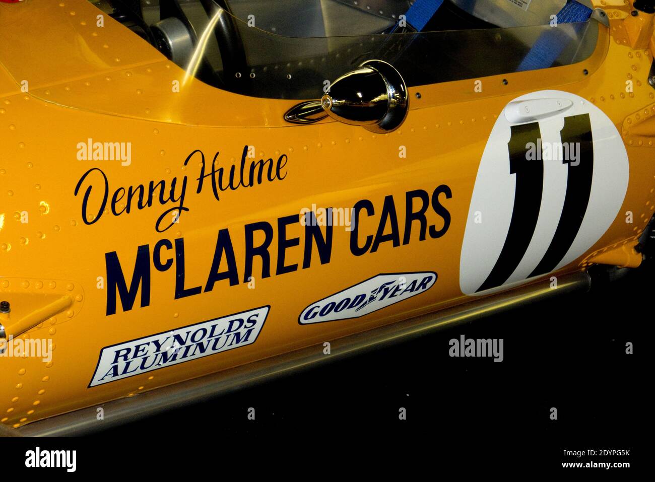 Denny Hulme's 1970 McLaren M14A Grand Prix Car At The Donington ...