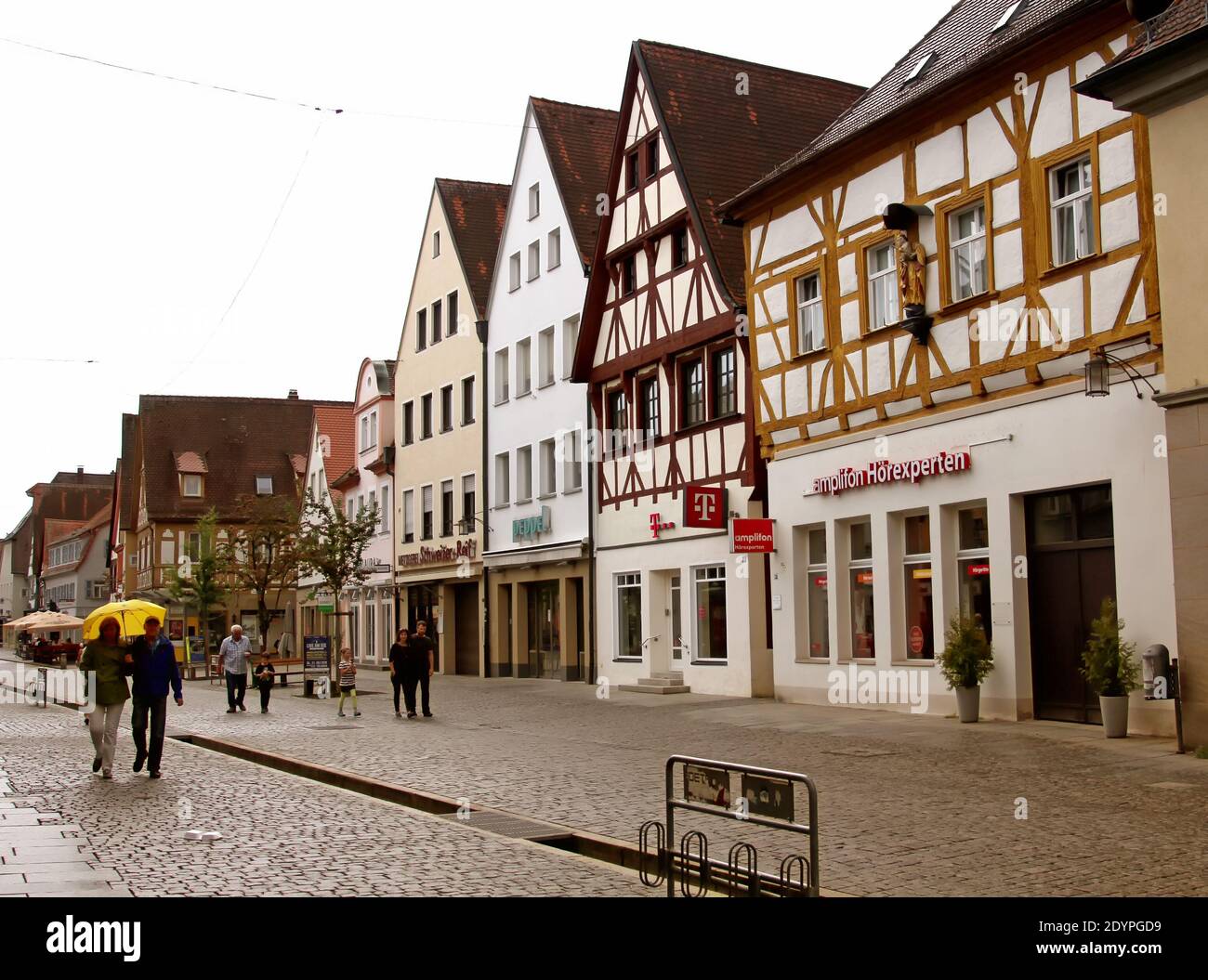 Traditional German houses of the Old Town, Forchheim, Bavaria Stock ...