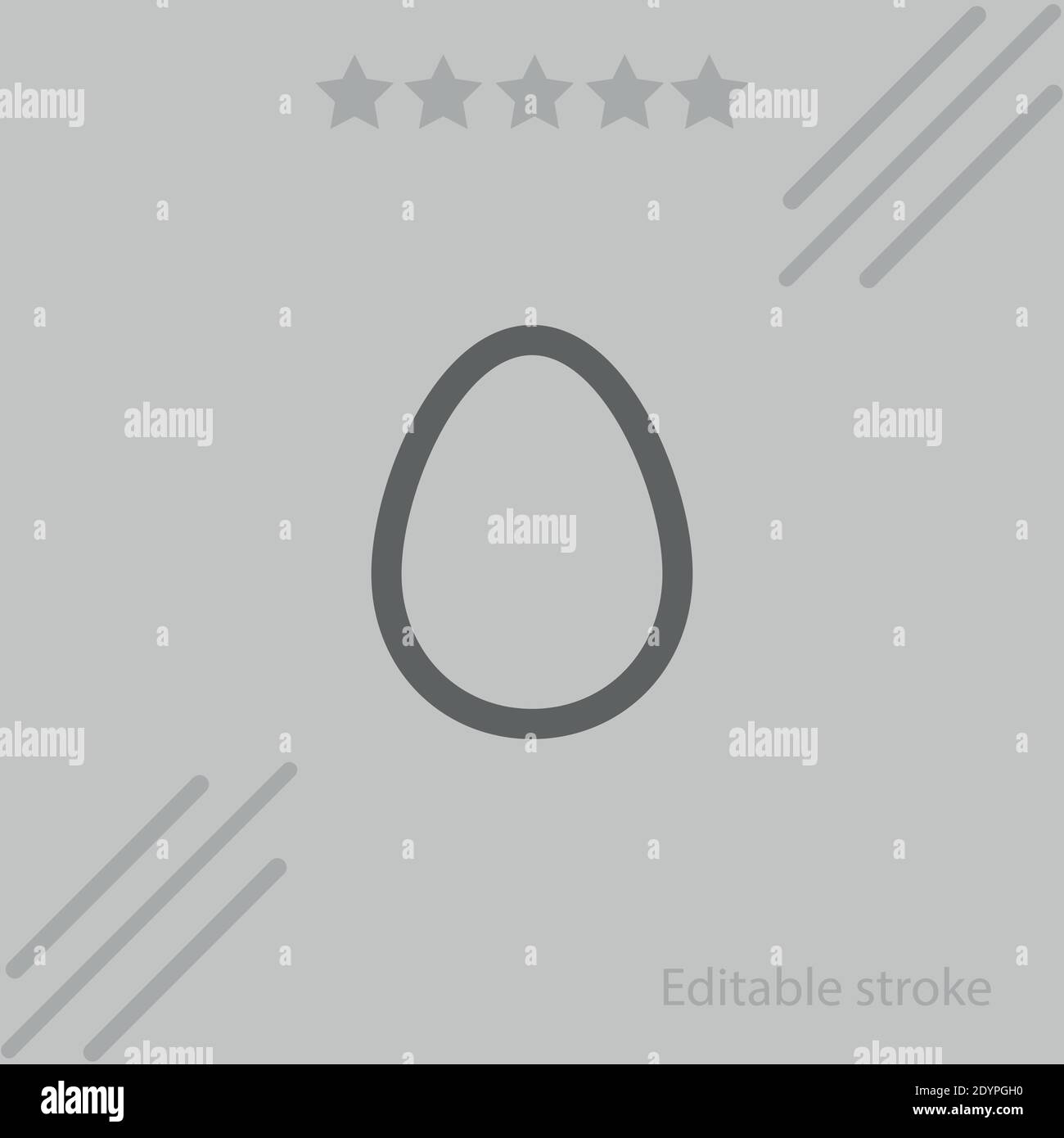 egg vector icon modern simple vector illustration Stock Vector Image ...