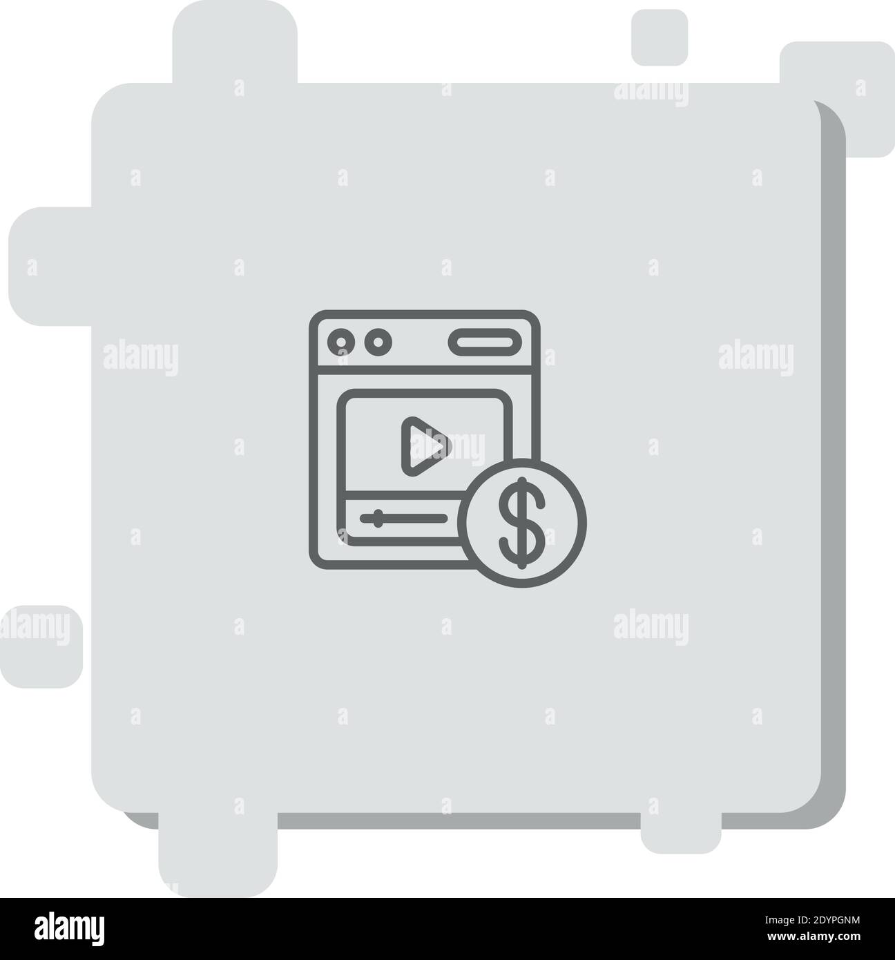 monetization vector icon modern simple vector illustration Stock Vector ...