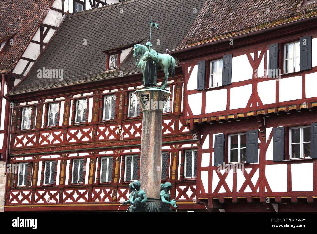Traditional German houses of the Old Town, Forchheim, Bavaria Stock ...