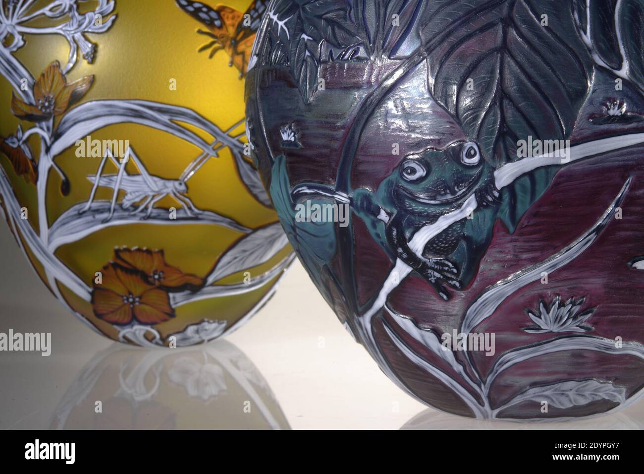 Helen Millard Cameo Glass Stock Photo - Alamy