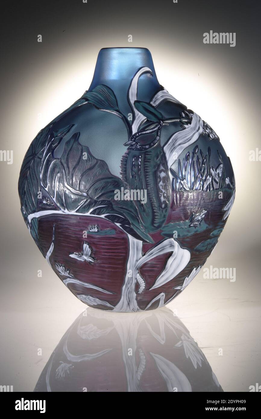 Helen Millard Cameo Glass Stock Photo - Alamy