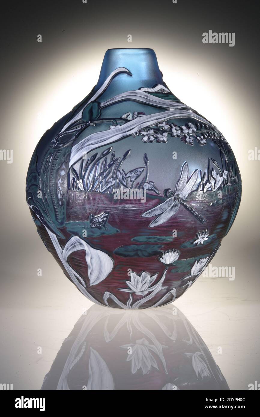 Helen Millard Cameo Glass Stock Photo - Alamy