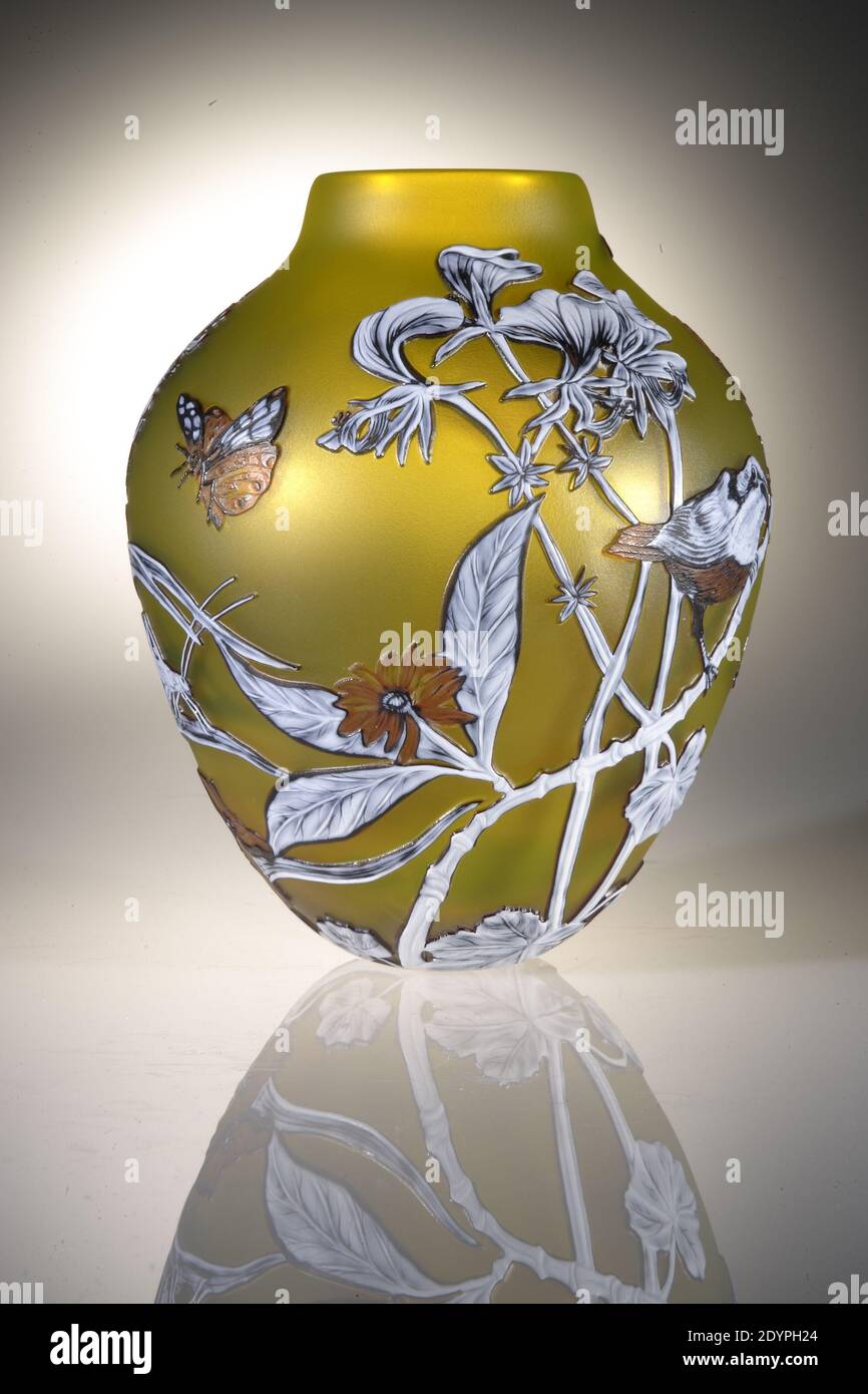 Helen Millard Cameo Glass Stock Photo - Alamy