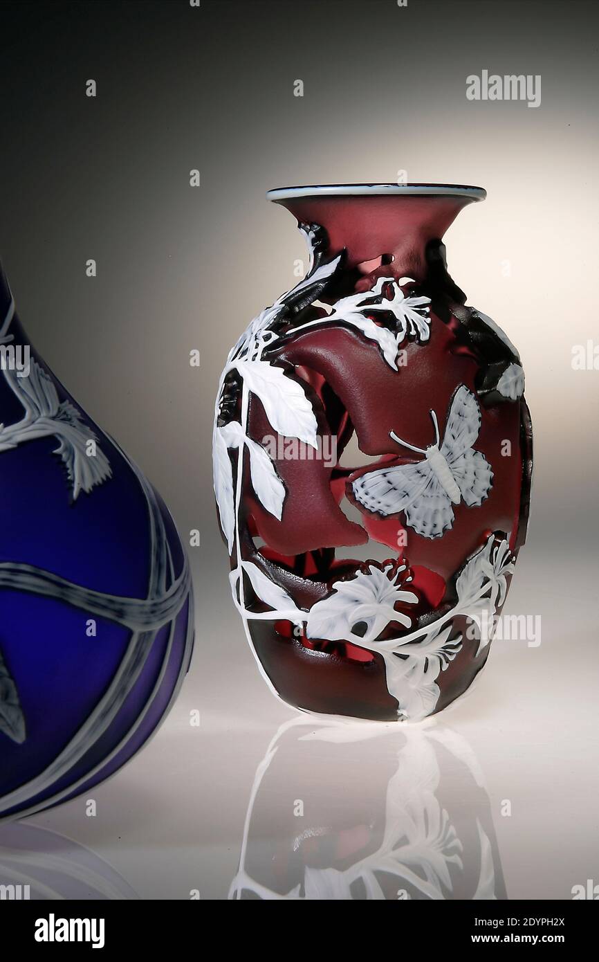 Helen Millard Cameo Glass Stock Photo - Alamy