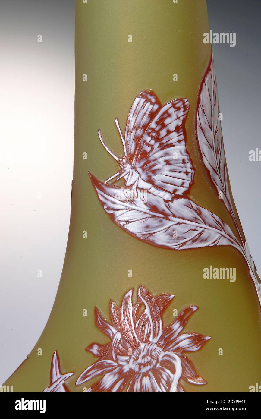 Helen Millard Cameo Glass Stock Photo - Alamy