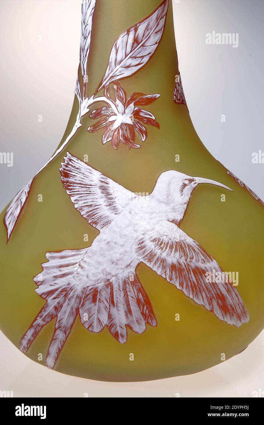 Helen Millard Cameo Glass Stock Photo - Alamy