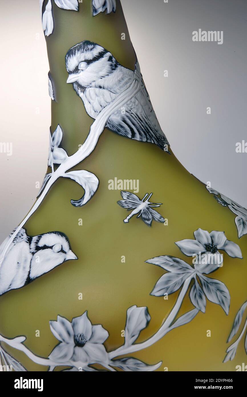 Helen Millard Cameo Glass Stock Photo - Alamy