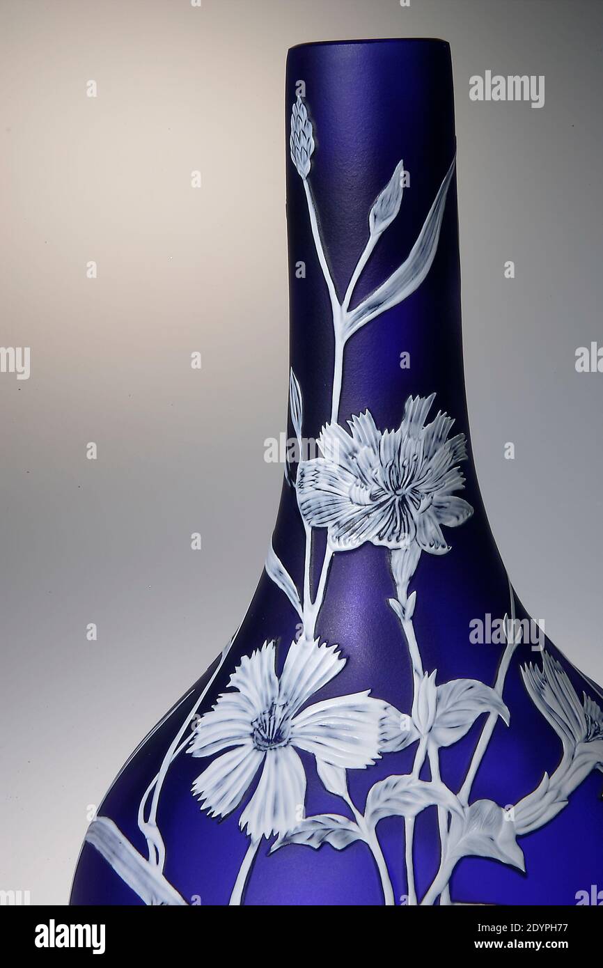 Helen Millard Cameo Glass Stock Photo - Alamy