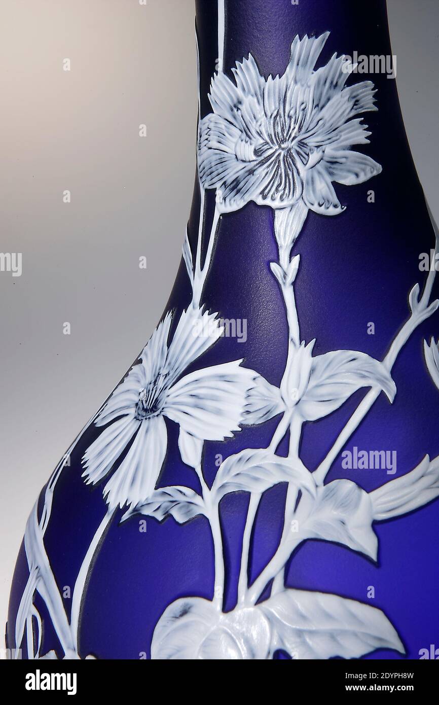 Helen Millard Cameo Glass Stock Photo - Alamy