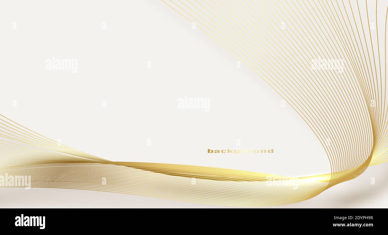 Abstract gold light threads background. Vector Stock Vector Image & Art ...