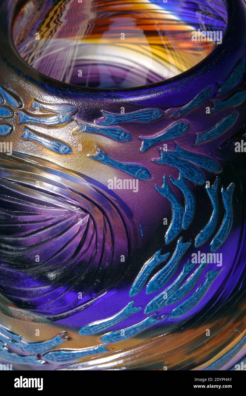 Helen Millard Cameo Glass Stock Photo - Alamy