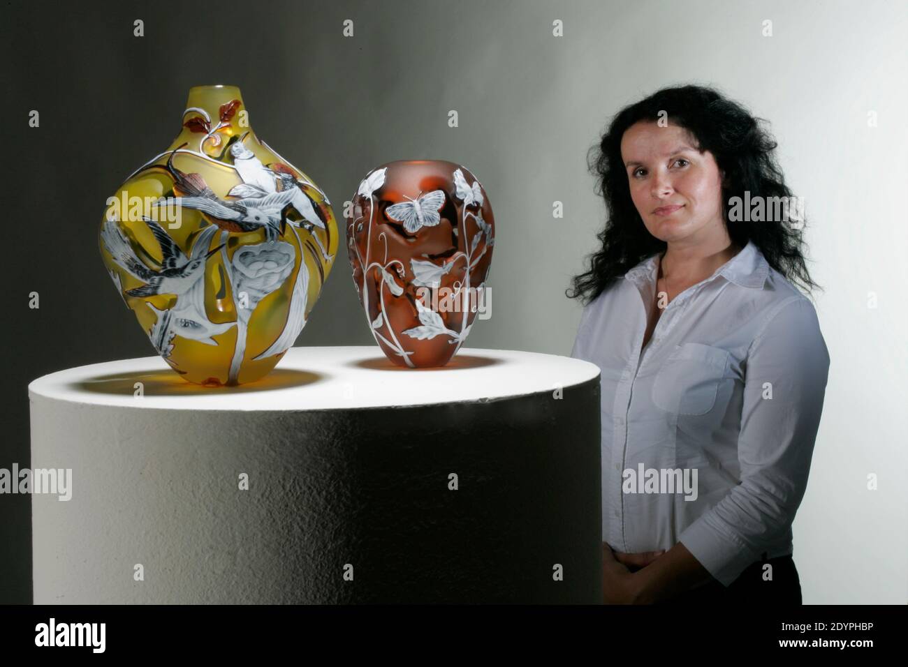 Helen Millard Cameo Glass Stock Photo - Alamy