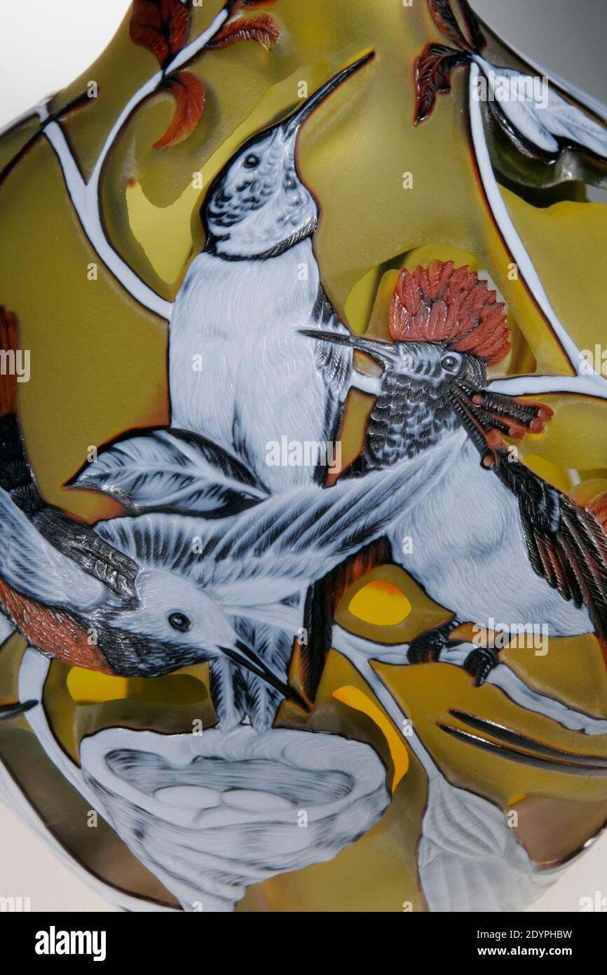 Helen Millard Cameo Glass Stock Photo - Alamy