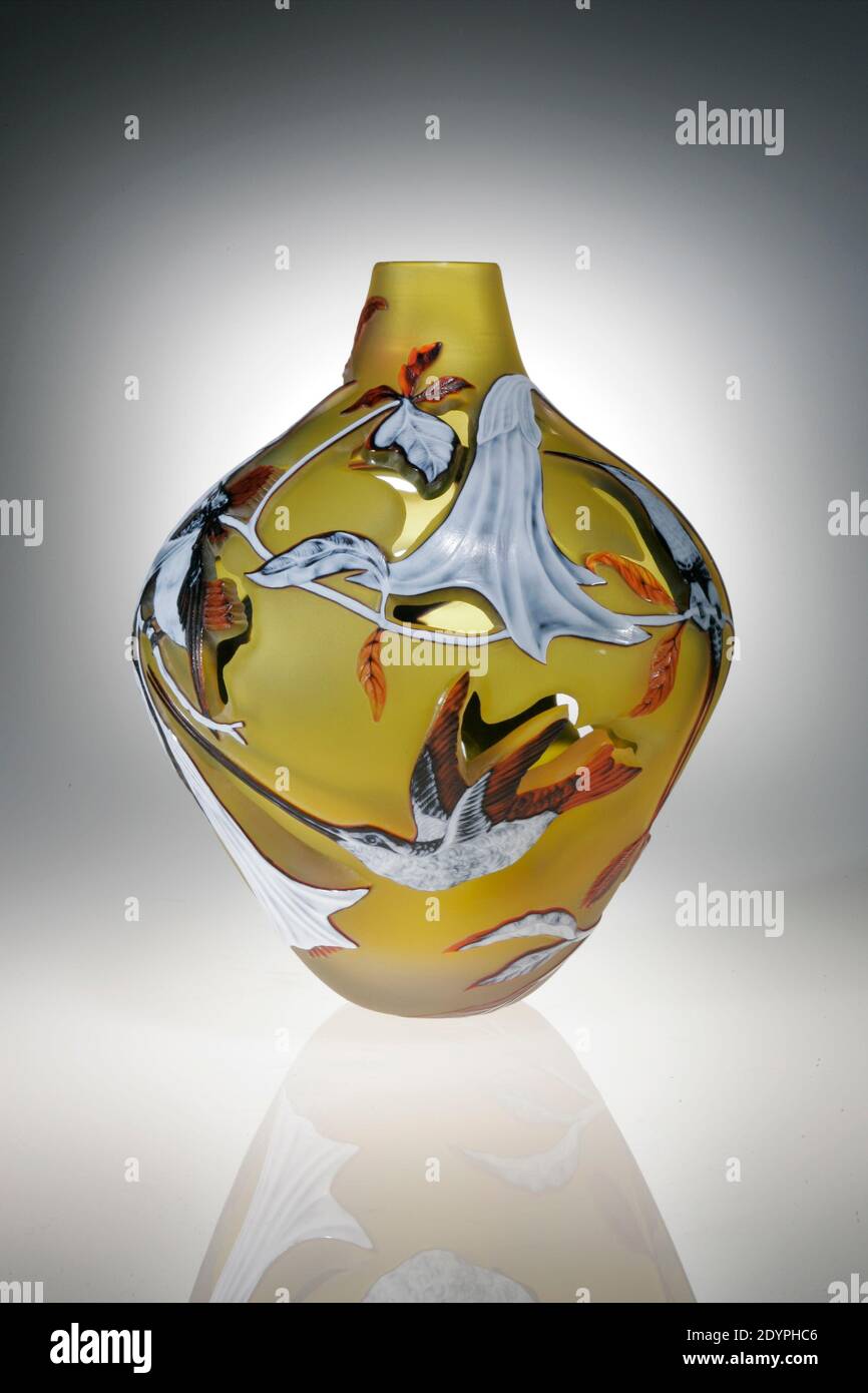 Helen Millard Cameo Glass Stock Photo - Alamy
