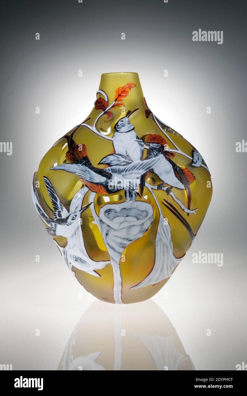 Helen Millard Cameo Glass Stock Photo - Alamy