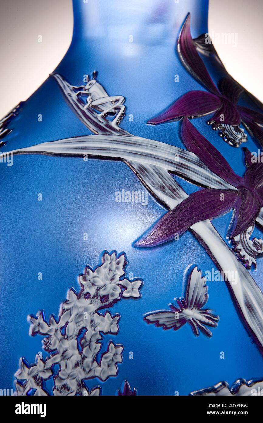 Helen Millard Cameo Glass Stock Photo - Alamy