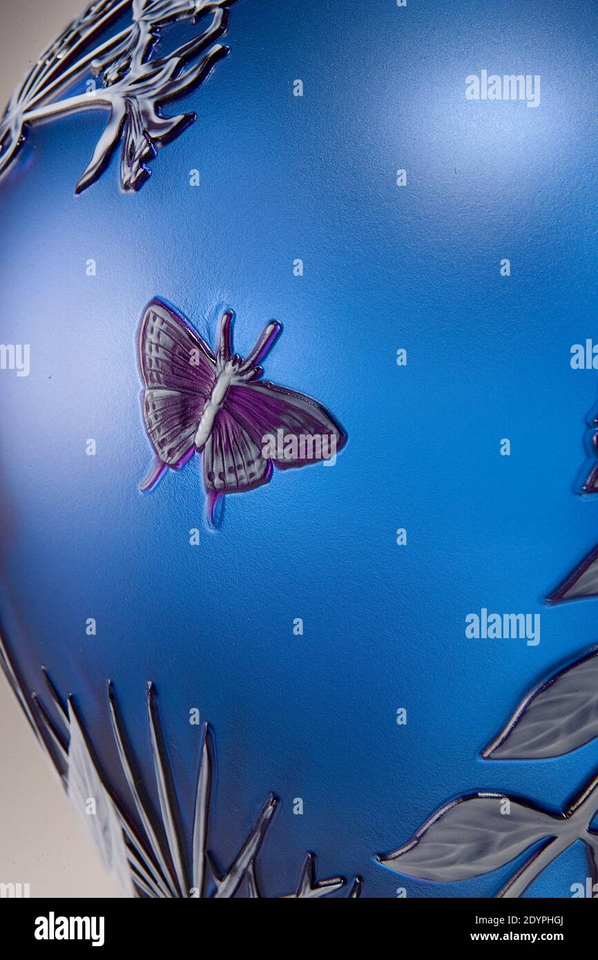 Helen Millard Cameo Glass Stock Photo - Alamy