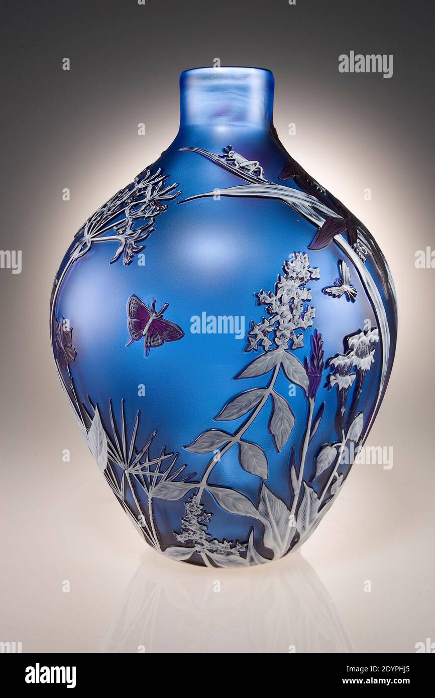 Helen Millard Cameo Glass Stock Photo - Alamy