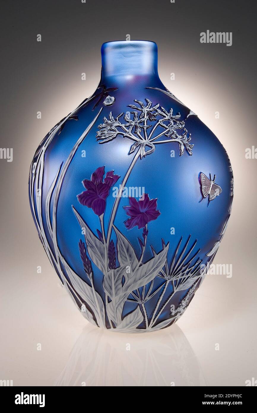 Helen Millard Cameo Glass Stock Photo - Alamy