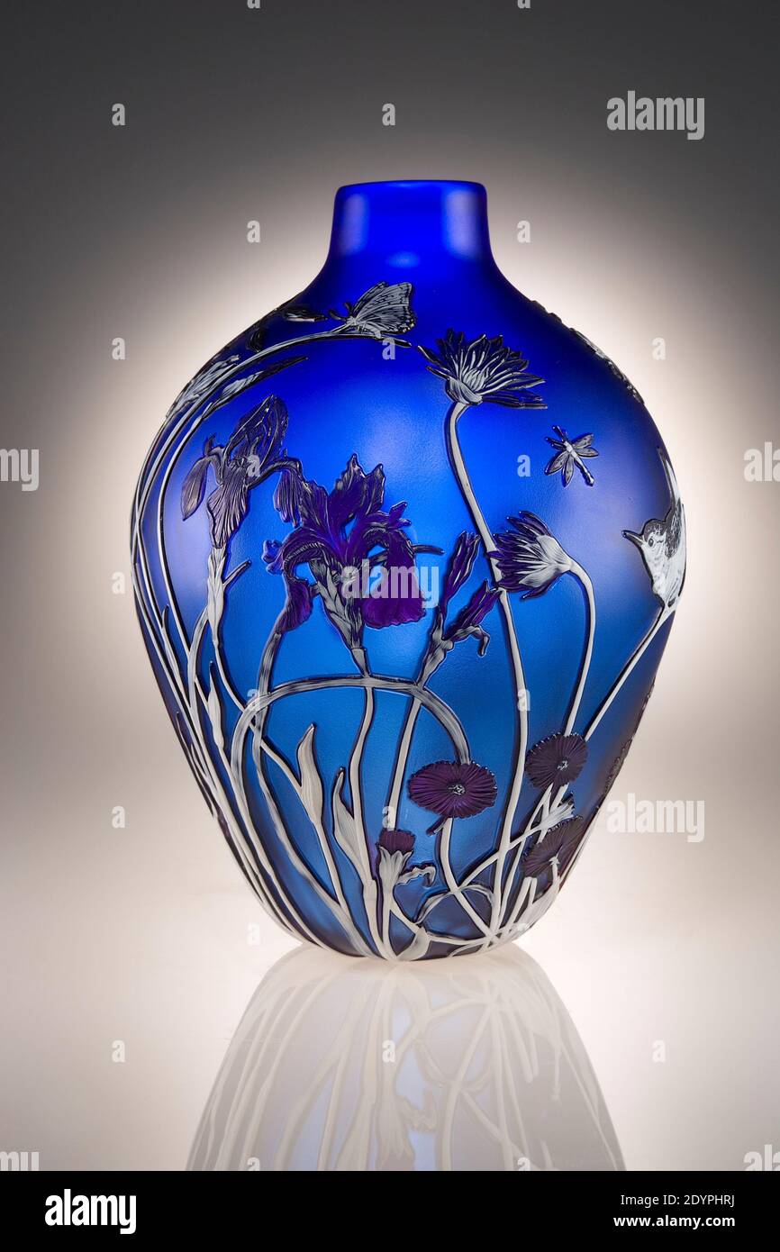 Helen Millard Cameo Glass Stock Photo - Alamy