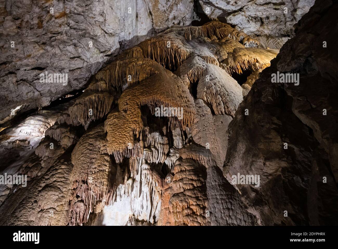Demanovska cave of Liberty with its the longest cave system, Slovakia ...
