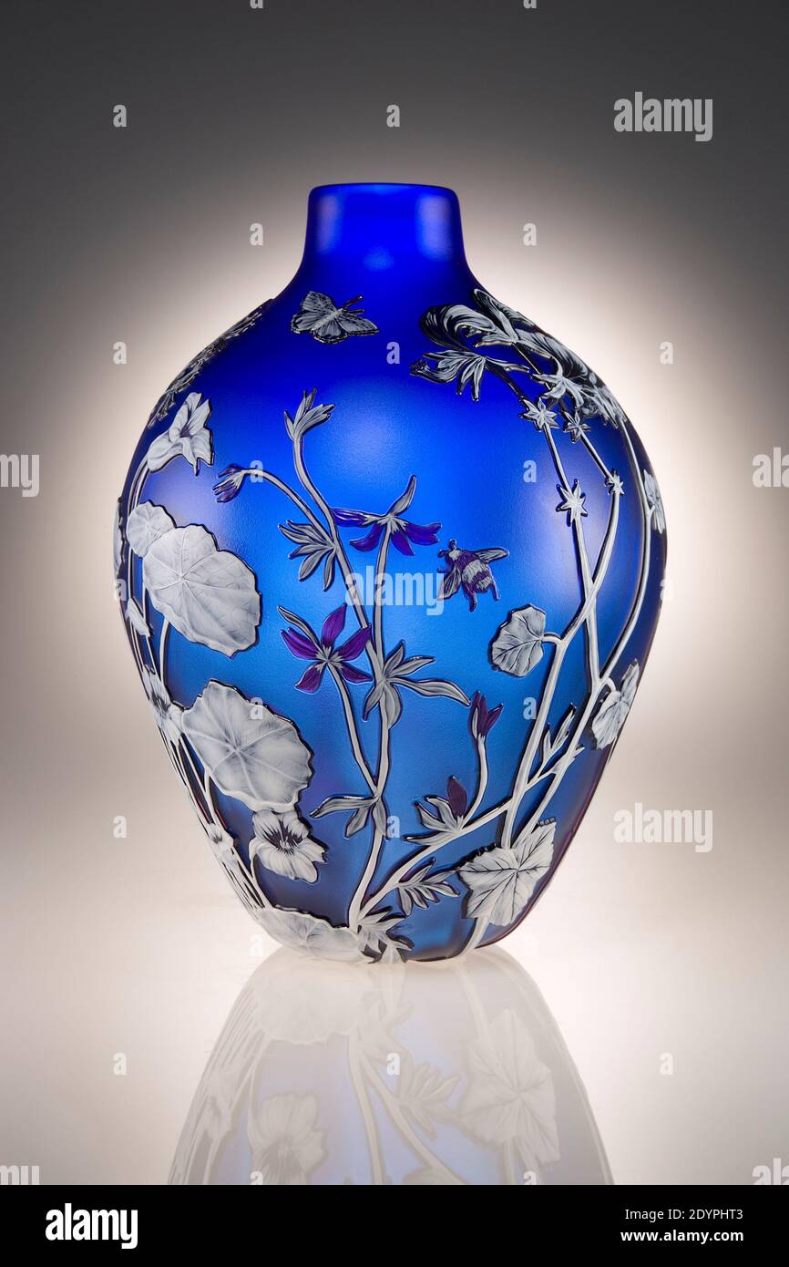 Helen Millard Cameo Glass Stock Photo - Alamy