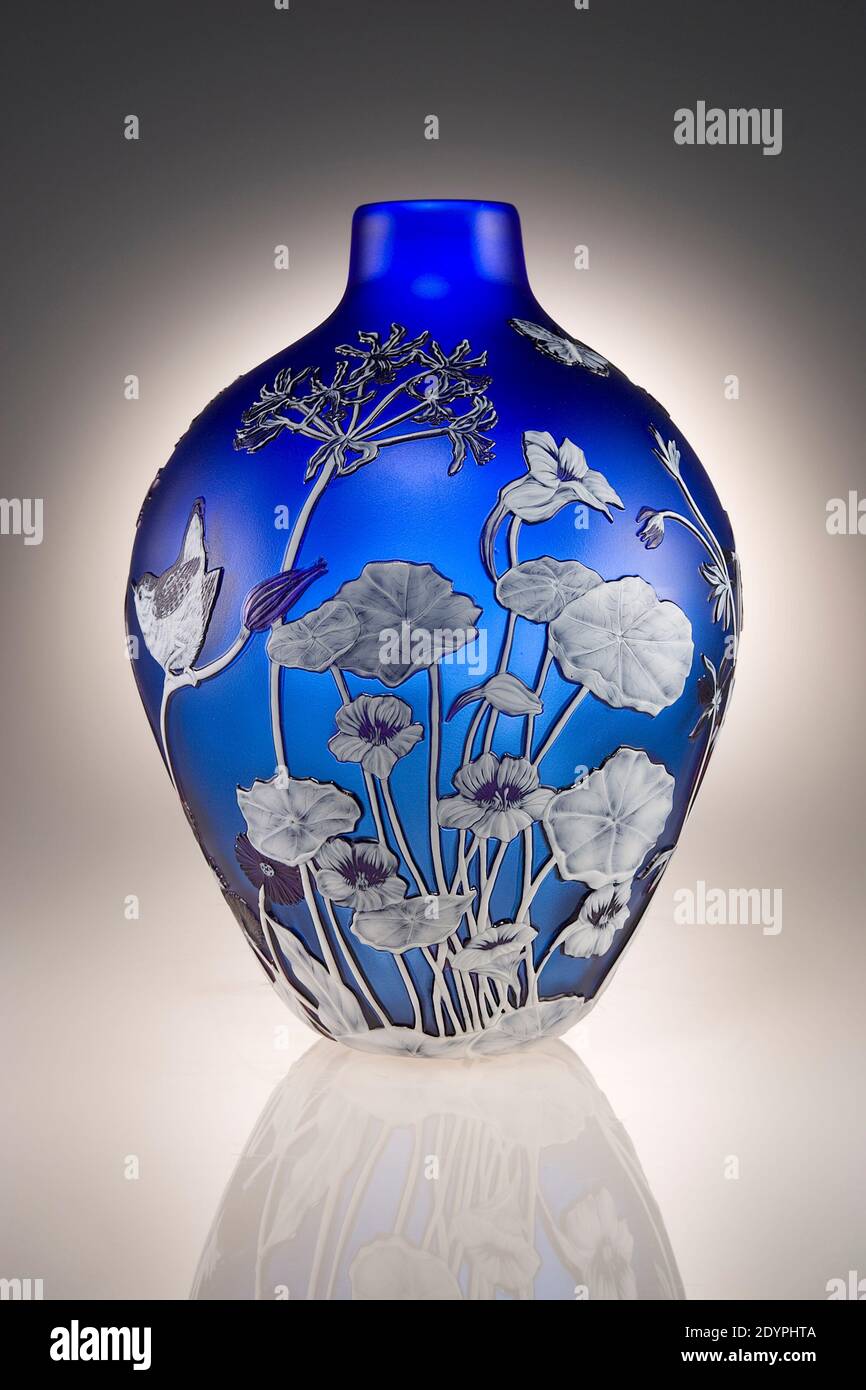 Helen Millard Cameo Glass Stock Photo - Alamy