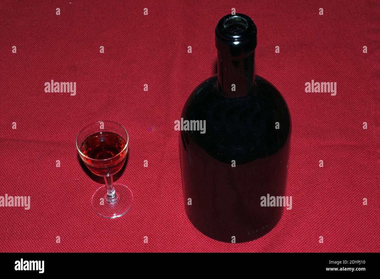 Myrtle liqueur typical of Sardinia Stock Photo - Alamy
