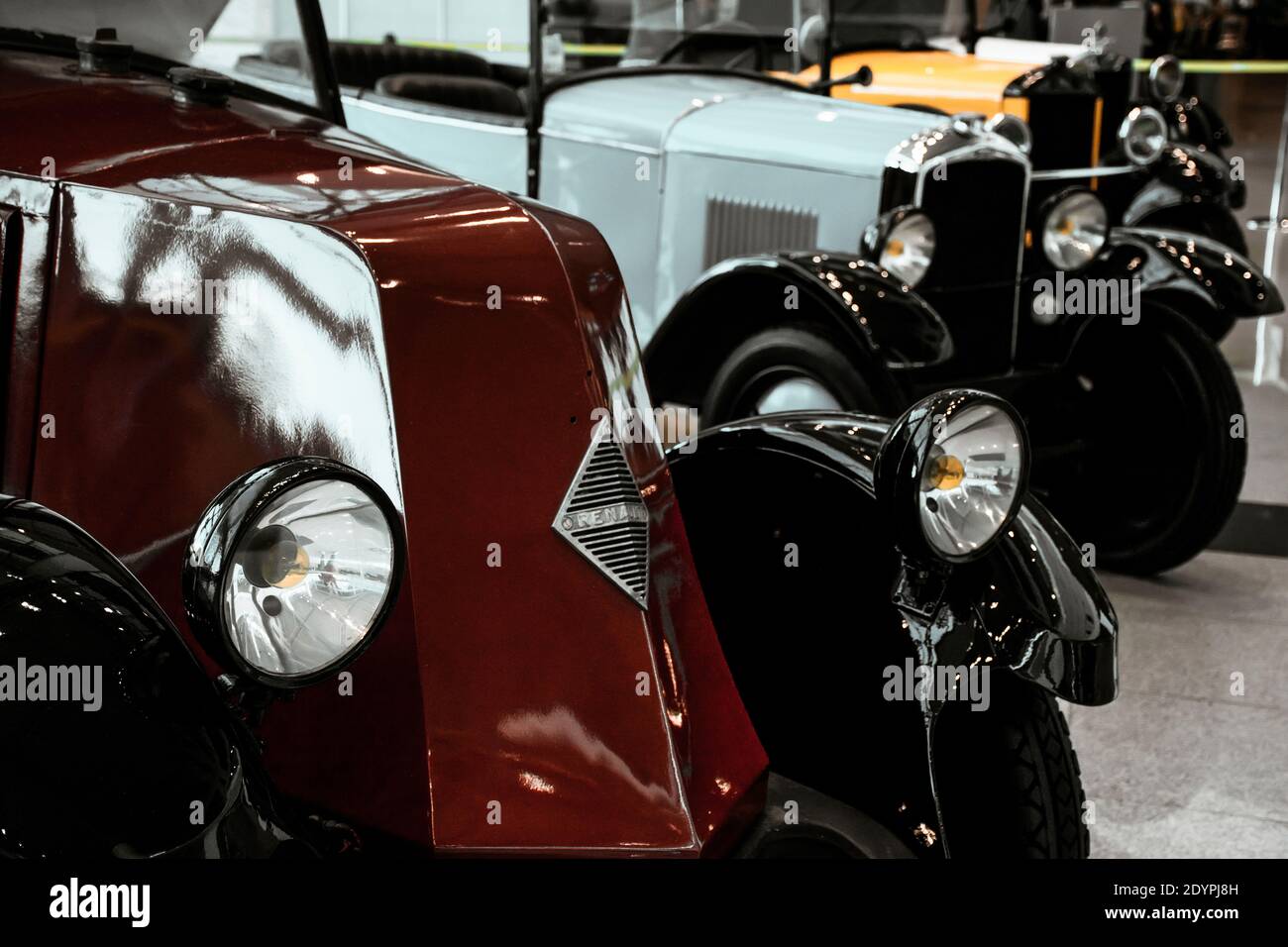 4 June 2019 - headlights and front side of Renault NN (bordeaux, black ...
