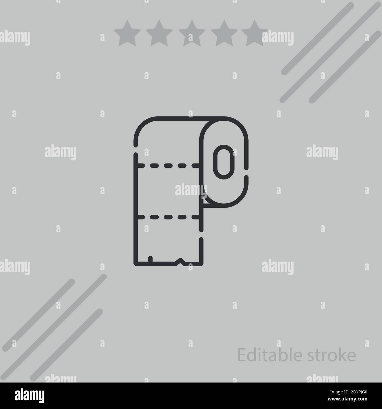 toilet paper vector icon modern simple vector illustration Stock Vector ...