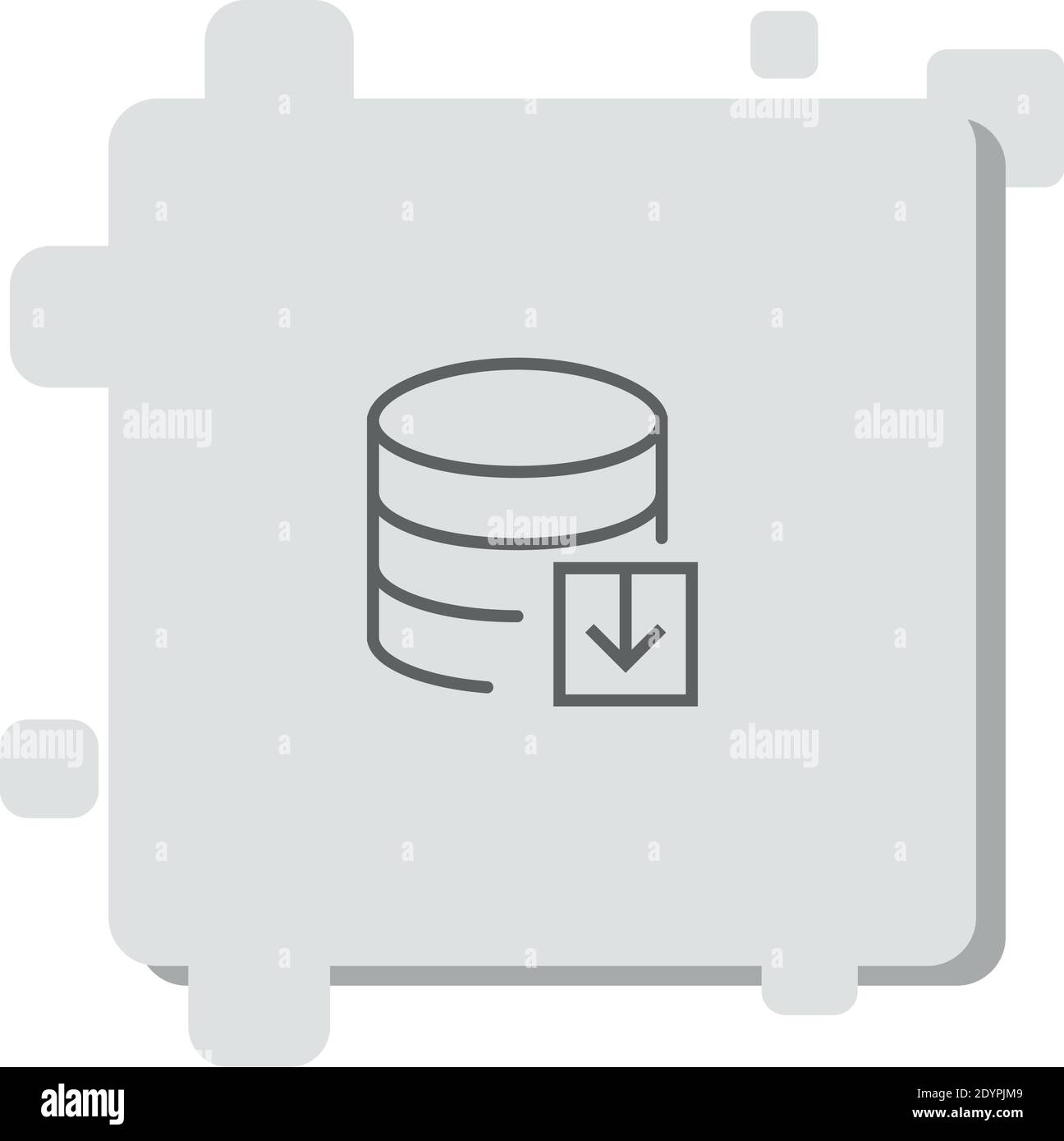 database vector icon modern simple vector illustration Stock Vector ...