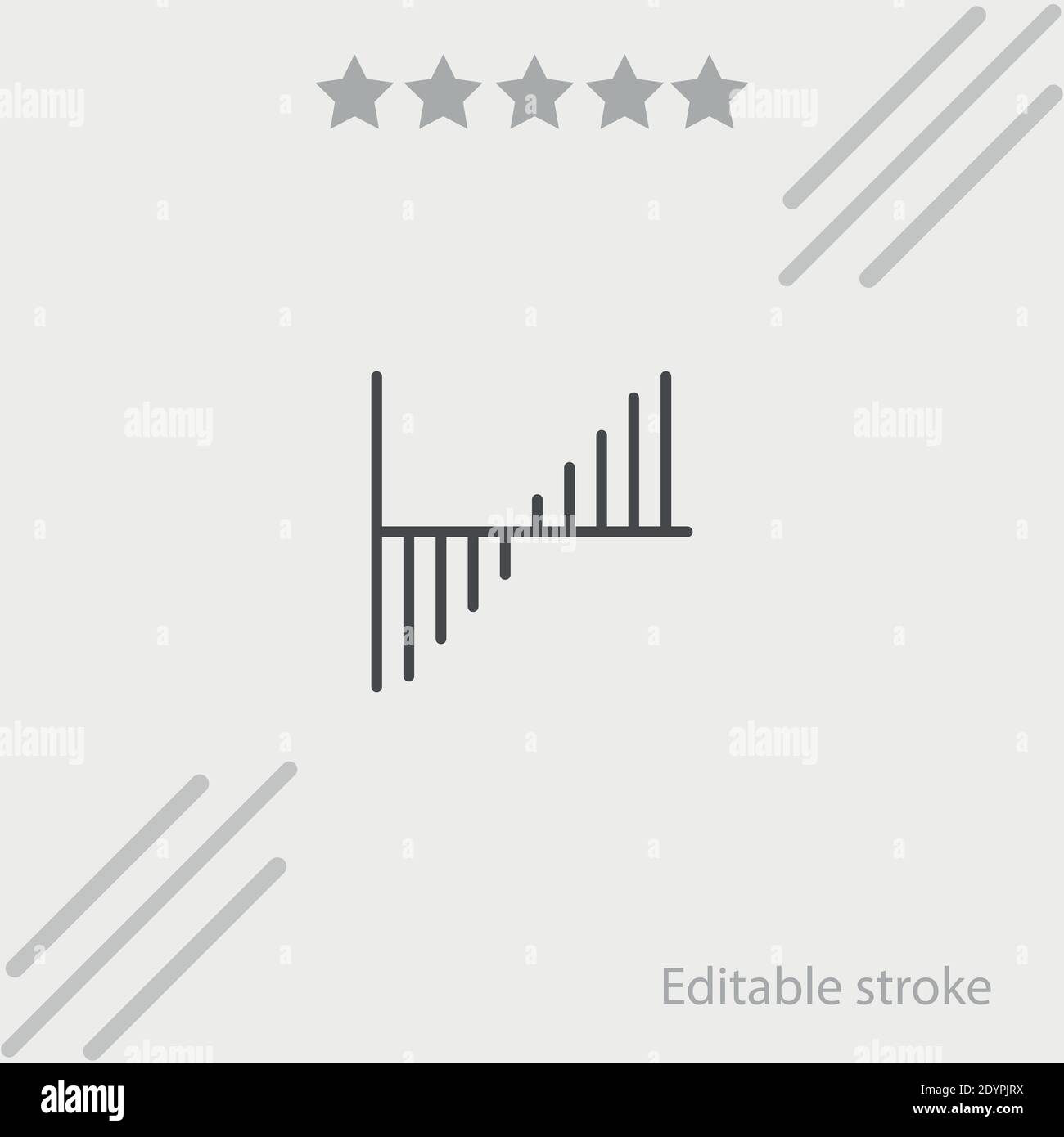 bar vector icon modern simple vector illustration Stock Vector Image ...