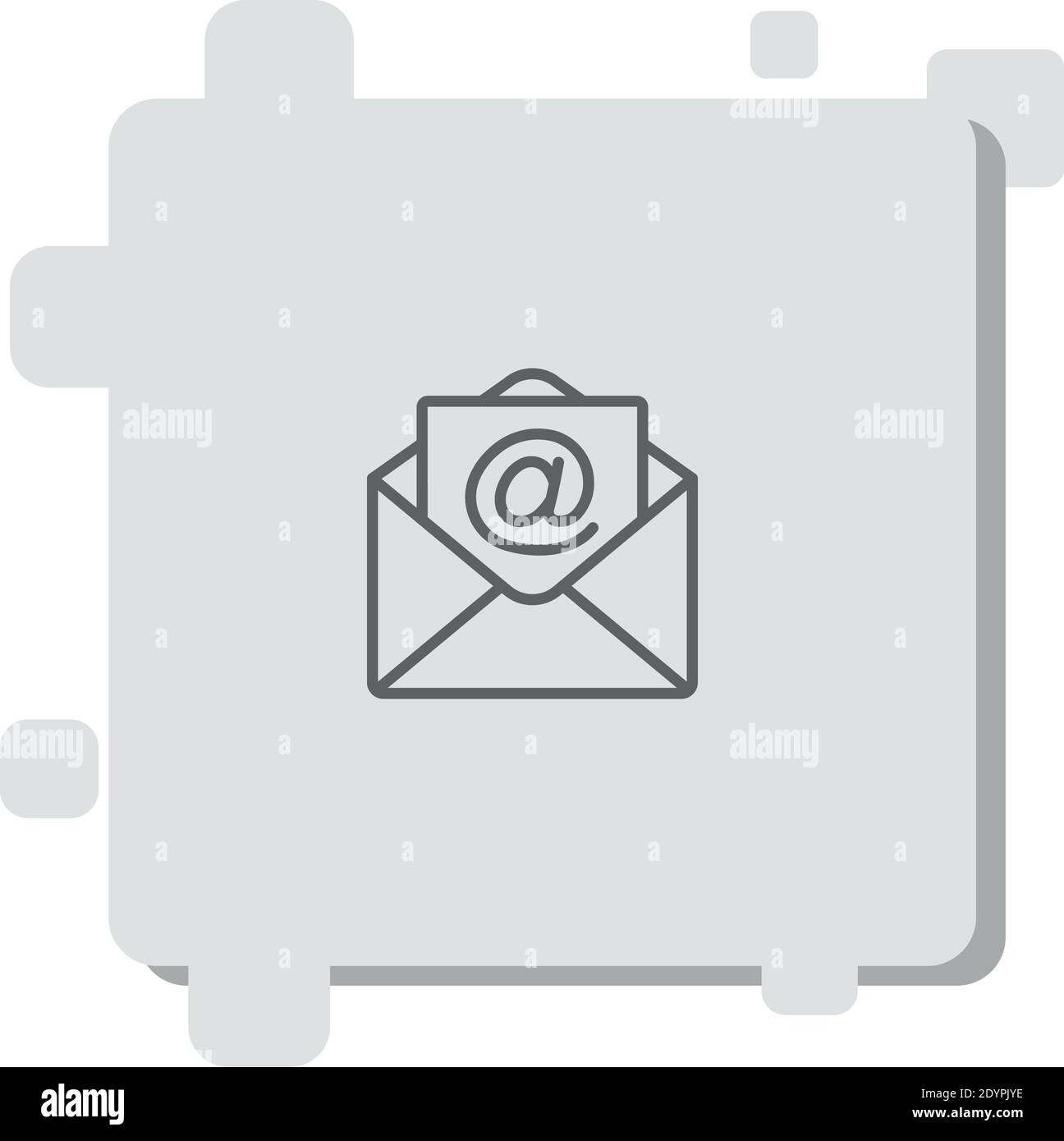 email vector icon modern simple vector illustration Stock Vector Image ...