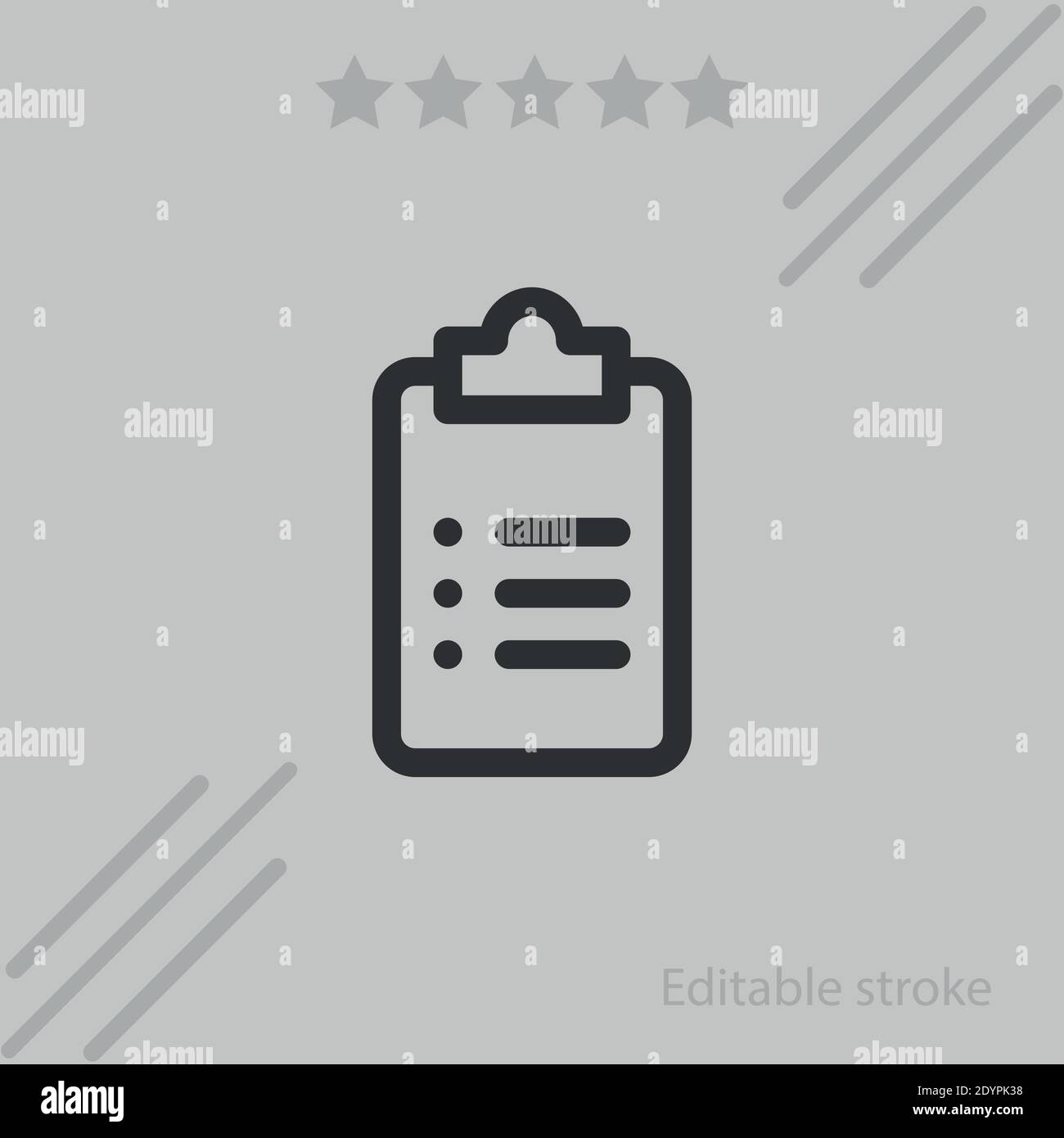 list vector icon modern simple vector illustration Stock Vector Image ...