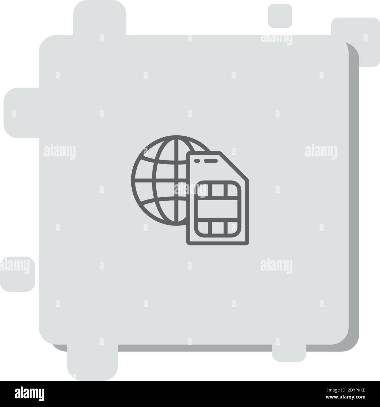 sim card vector icon modern simple vector illustration Stock Vector ...