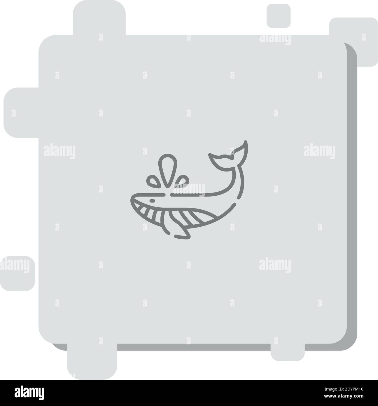 whale vector icon modern simple vector illustration Stock Vector Image ...