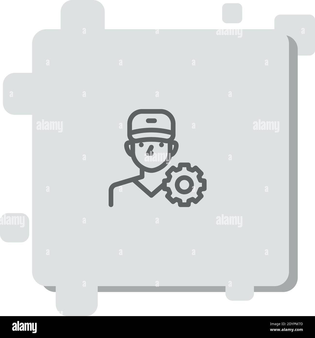 technical Support vector icon modern simple vector illustration Stock ...