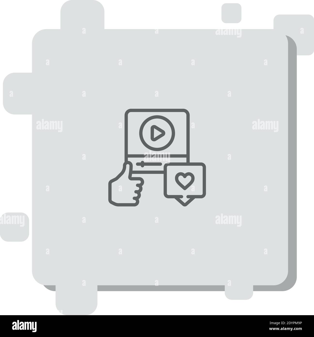 Video edition icon vector Cut Out Stock Images & Pictures - Alamy
