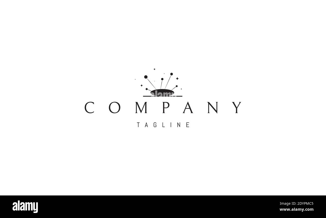 Vector logo on which an abstract image of a pins for needles Stock ...