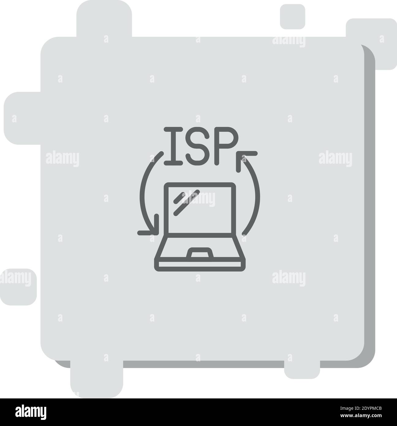 isp vector icon modern simple vector illustration Stock Vector Image ...
