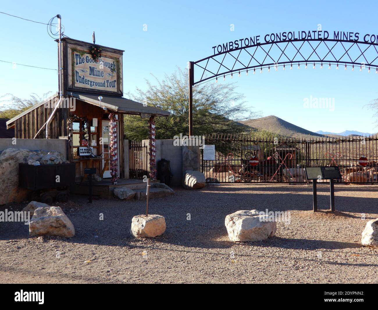 Tombstone, Arizona U.S.A. 12/15/2020. Tombstone businesses, dining ...